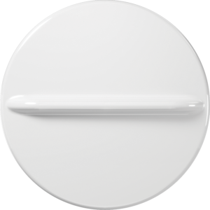 SPEYEGUARD® Fixed Peephole Cover, White, Molded-In Color | Privacy Logic